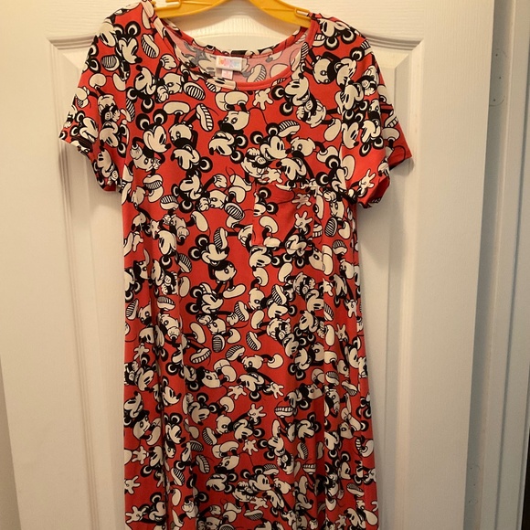 LuLaRoe | Dresses | Carly Small Disney Collection Mickey Mouse | Poshmark